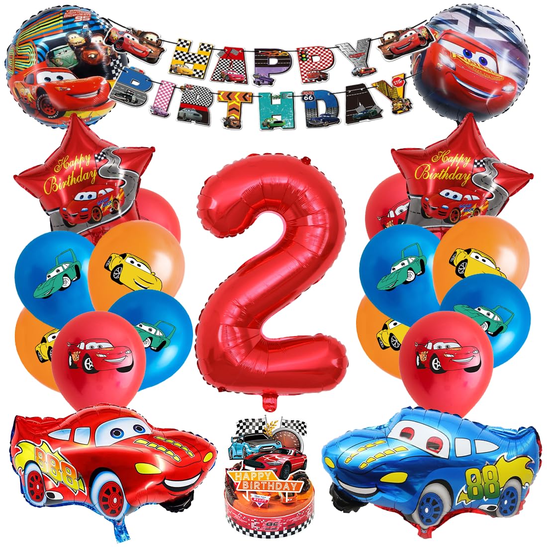 Anniversaire thème Cars : déco, gâteau et idées – Cars Boutique