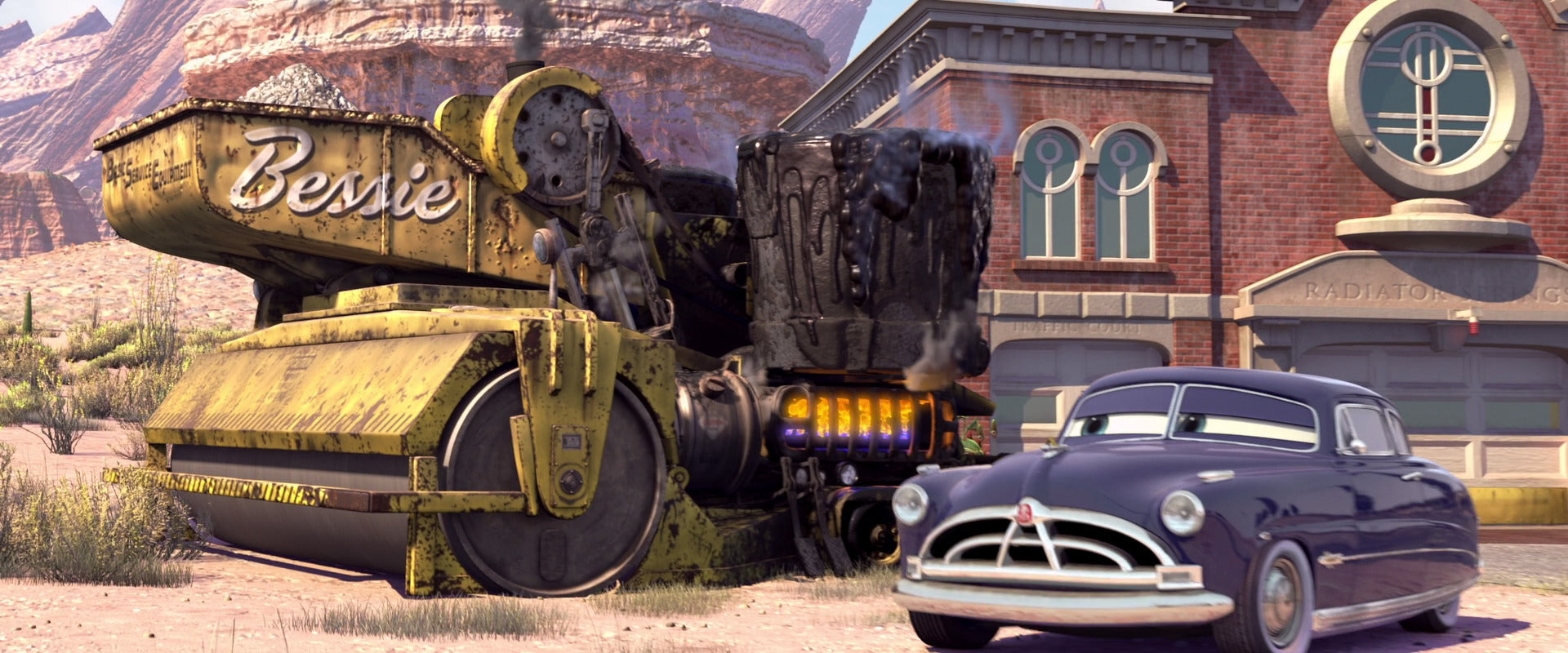 Bessie : L'Asphalteuse Iconique de Cars qui a Pavé le Chemin vers la R ...