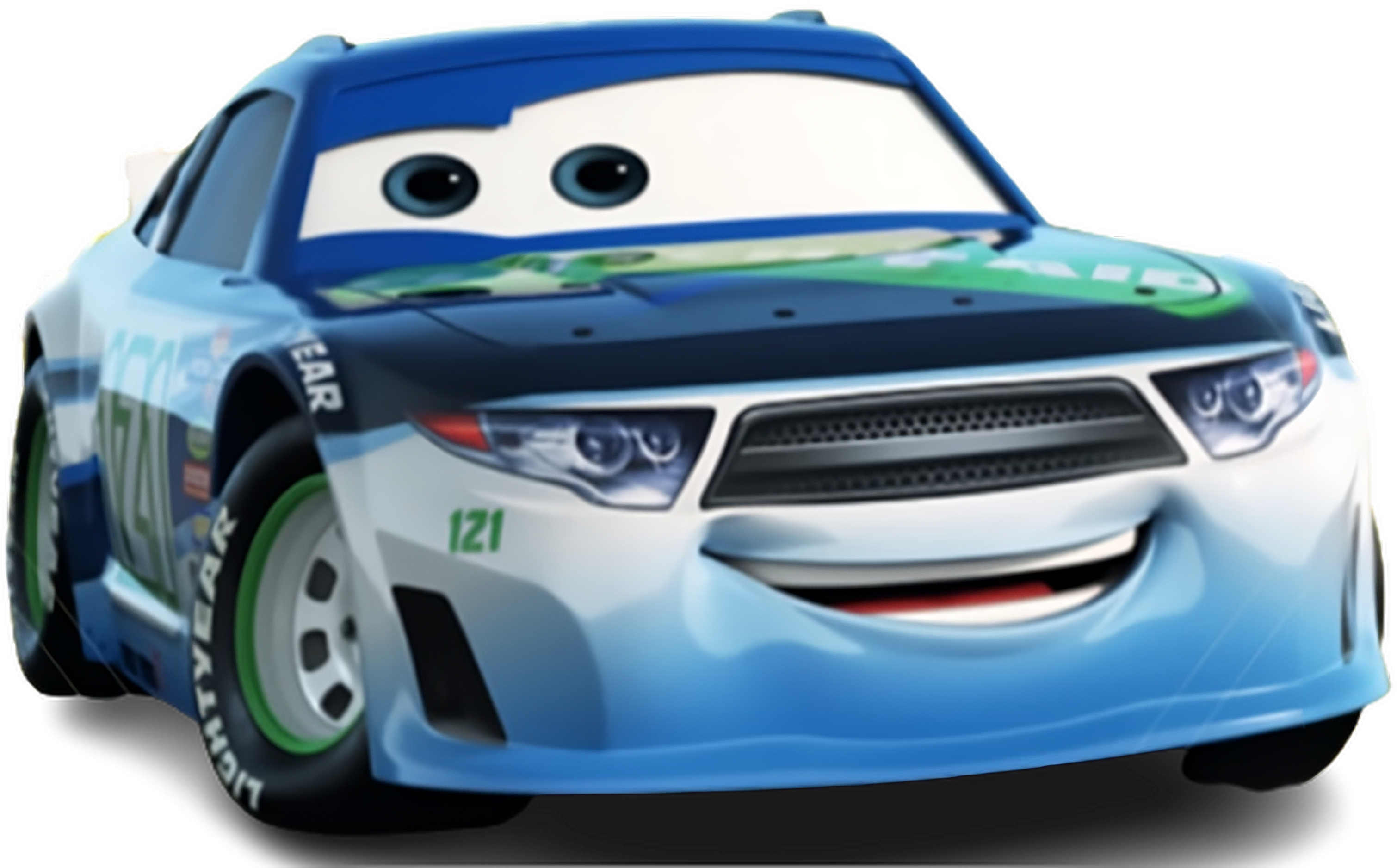 Dino Draftsky : Le coureur Clutch Aid N°121 de Cars 3 – Cars Boutique