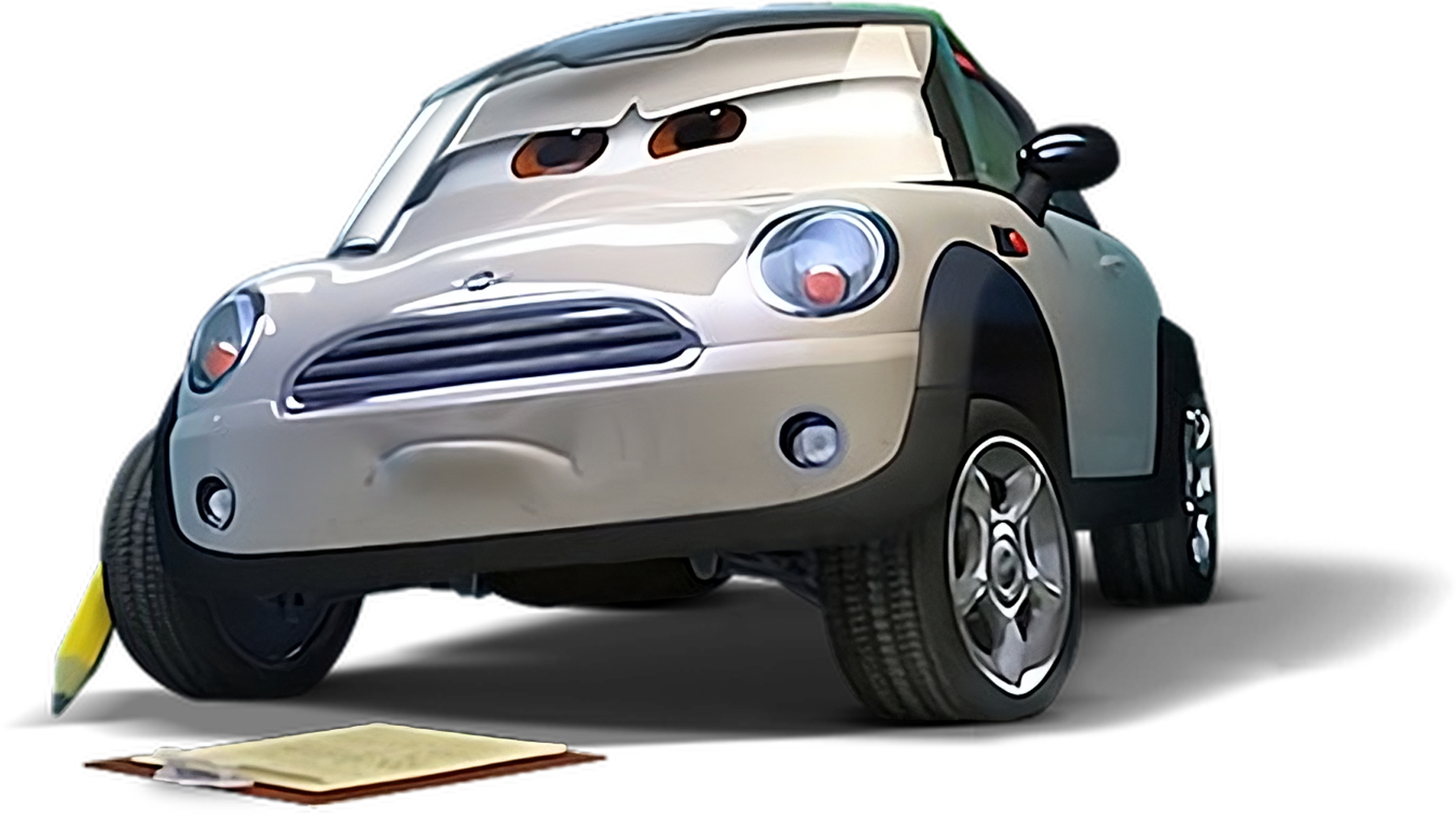 Nate Stanchion: The scientist “seen on TV” in Cars 2 – Cars Boutique