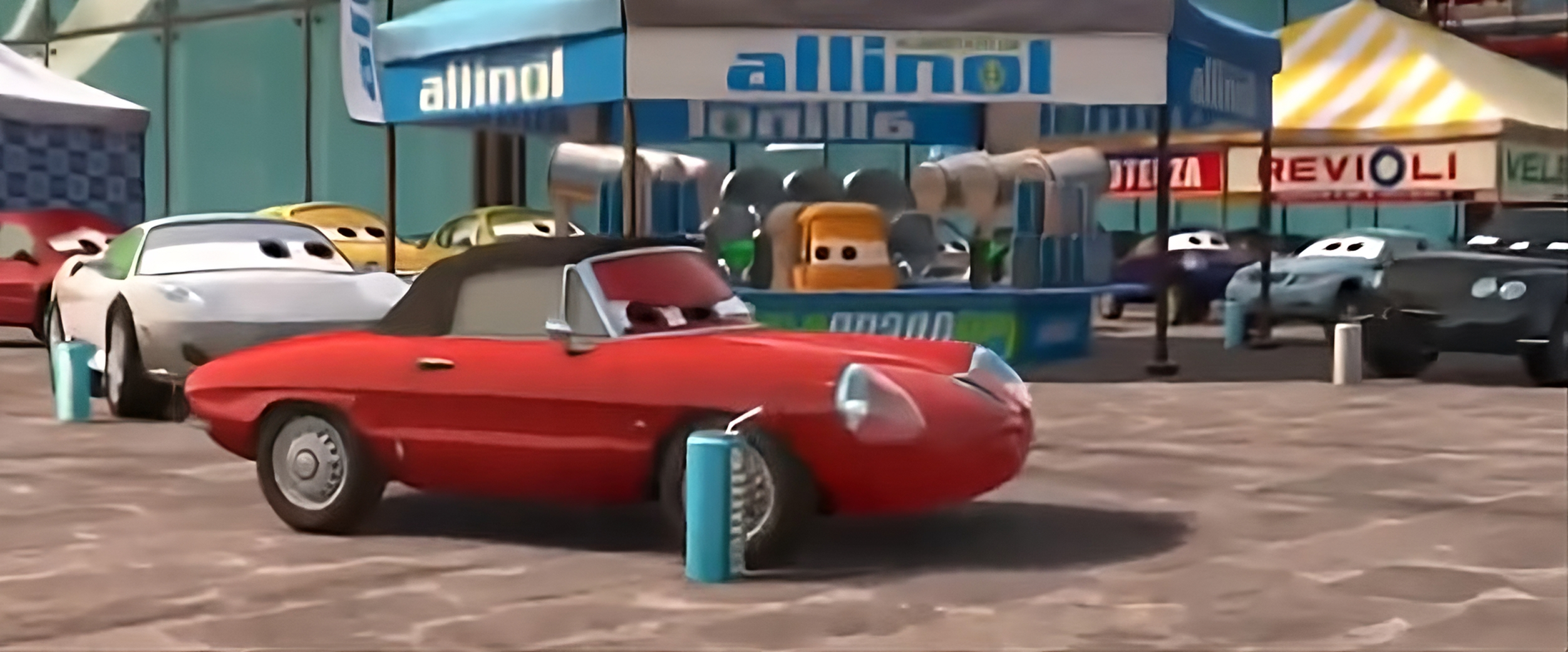 Shawn Krash : Le figurant hommage de Cars 2 – Cars Boutique