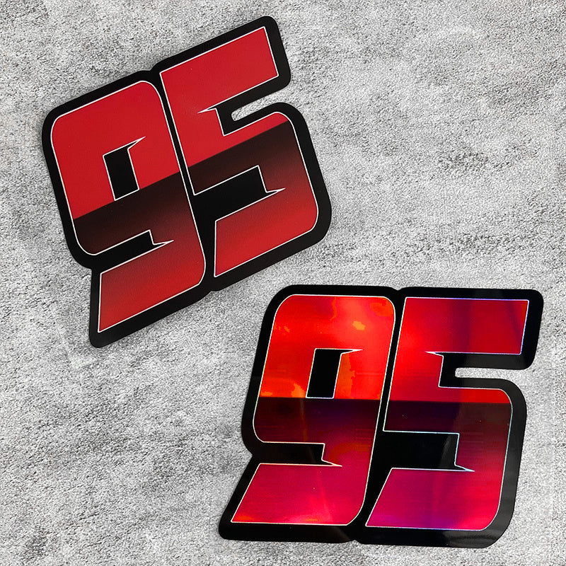 Sticker Cars Numéro 95 de Flash McQueen – Cars Boutique